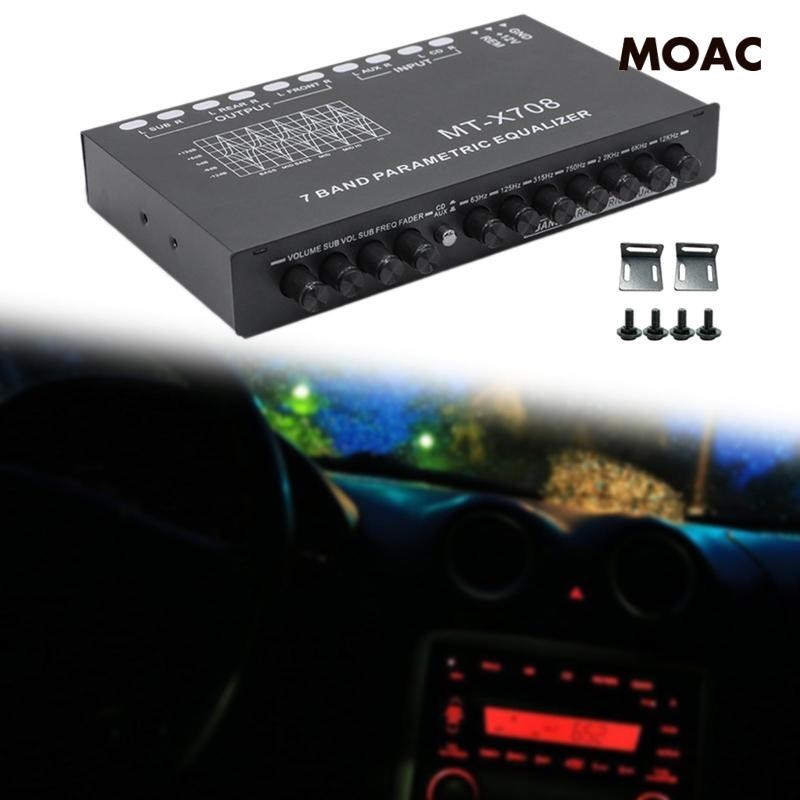 [Hohoho12] 7 Band Equalizer Subwoofer Output Car Audio EQ Tuning ...