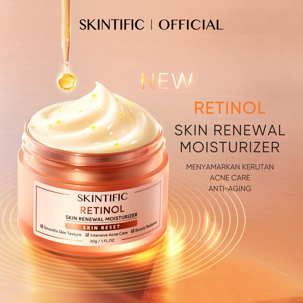 [Anti-aging]SKINTIFIC Retinol Skin Renewal Moisturizer 30g Skin Care ...