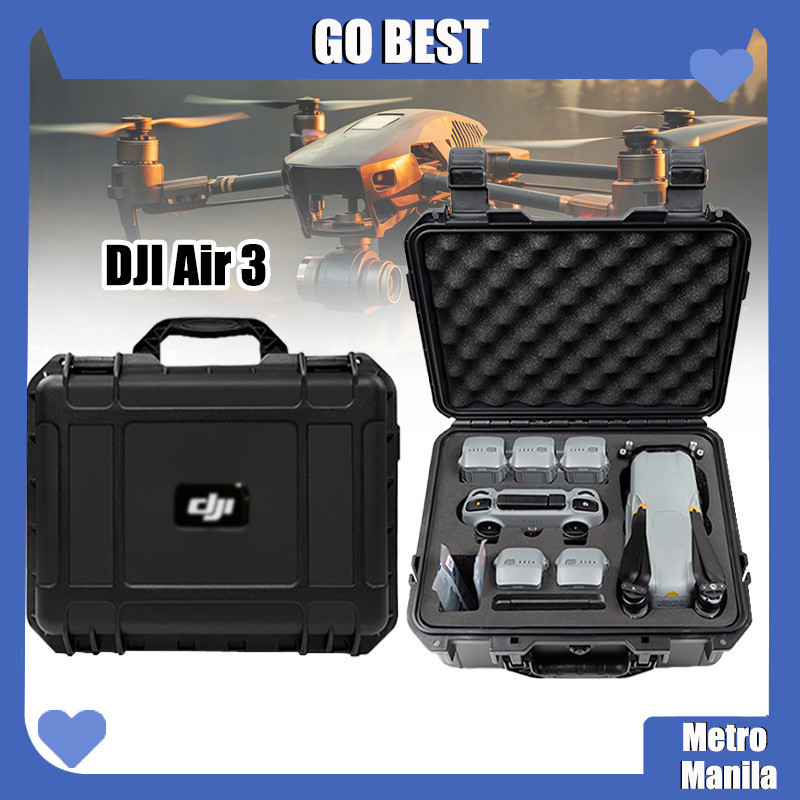 Handheld Black Dji Air 3 Case Hard Shell Carrying Case Explosin-Proof ...