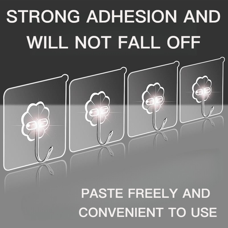 Sticky Hook Strong Sticky Hook No Punching No Mark Load-Bearing ...