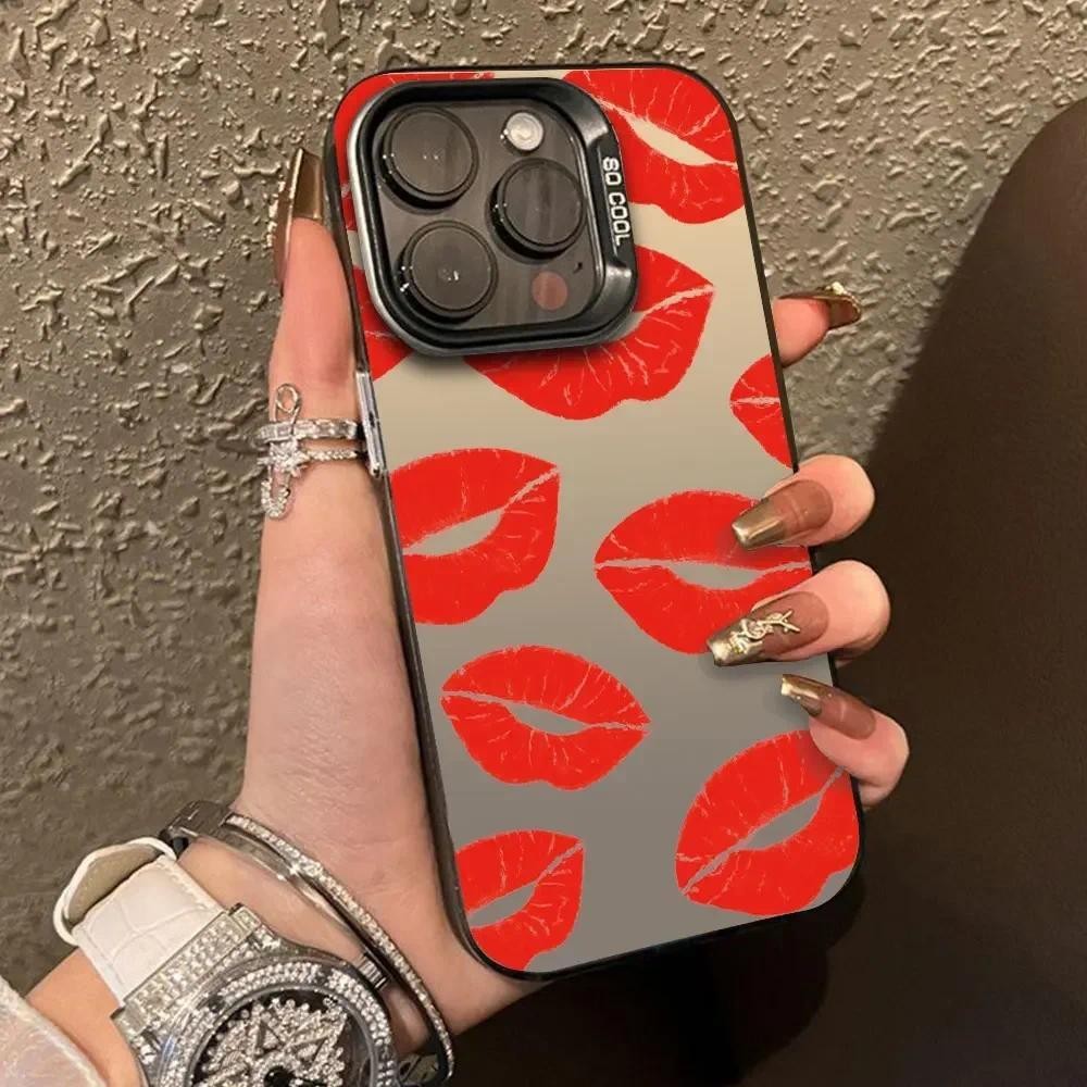 Red Lips Case For Tecno Spark Go 2024 2023 2022 2021 Spark 20 10 Pro 10 ...
