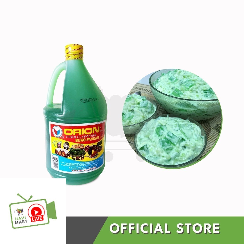 Orion Food Flavor Buko Pandan 1 Gallon HAVI LIVE | Shopee Philippines
