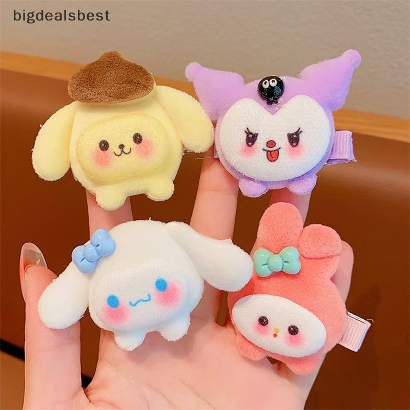 BDB Plush Anime Sanrio Hairpins Cute Kuromi Pochacco Cinnamoroll Kawaii ...