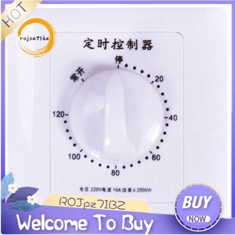 Countdown Switch 120 Minutes High-Power Water Pump Timer Mechanical ...