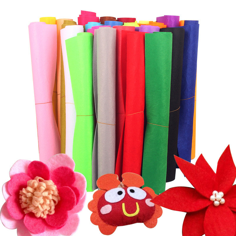 50CMX40CM Felt Fabric Polyester Non-woven Felt Thick Handmade Fabric ...