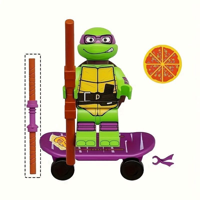 Turtle Leonardo Raphael Michelangelo Donatello Mini Figures Building ...