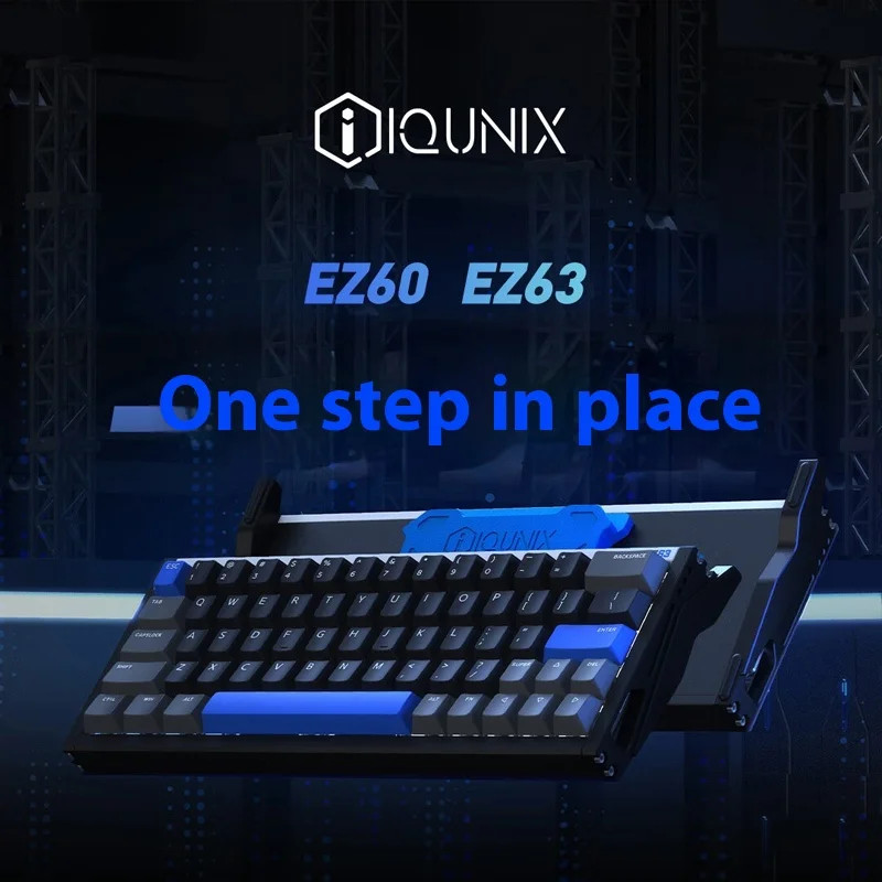IQUNIX EZ60 EZ63 gaming magnetic switch keyboard, all aluminum alloy CNC, 8KHZ, gasket structure ...