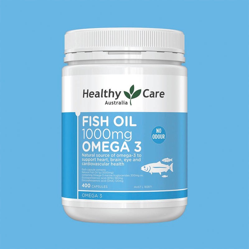 Healthy Care Fish Oil 1000mg Omega 3 400 Capsules | Shopee Philippines
