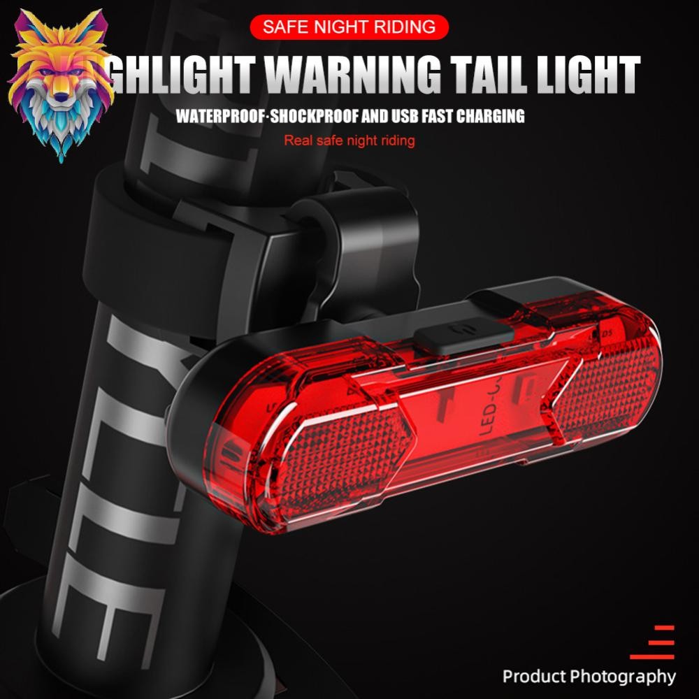 [outdoorstyle.ph] Bike Rear Light Highlight COB LED Tail Light USB ...