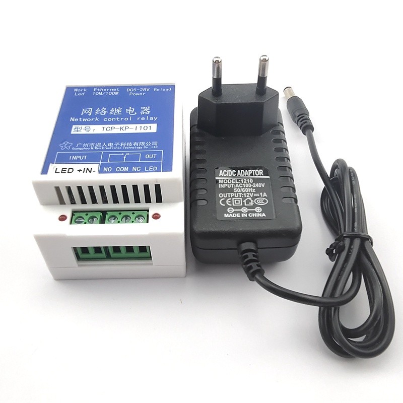 Industrial grade 1 network relay module Ethernet relay remote network ...