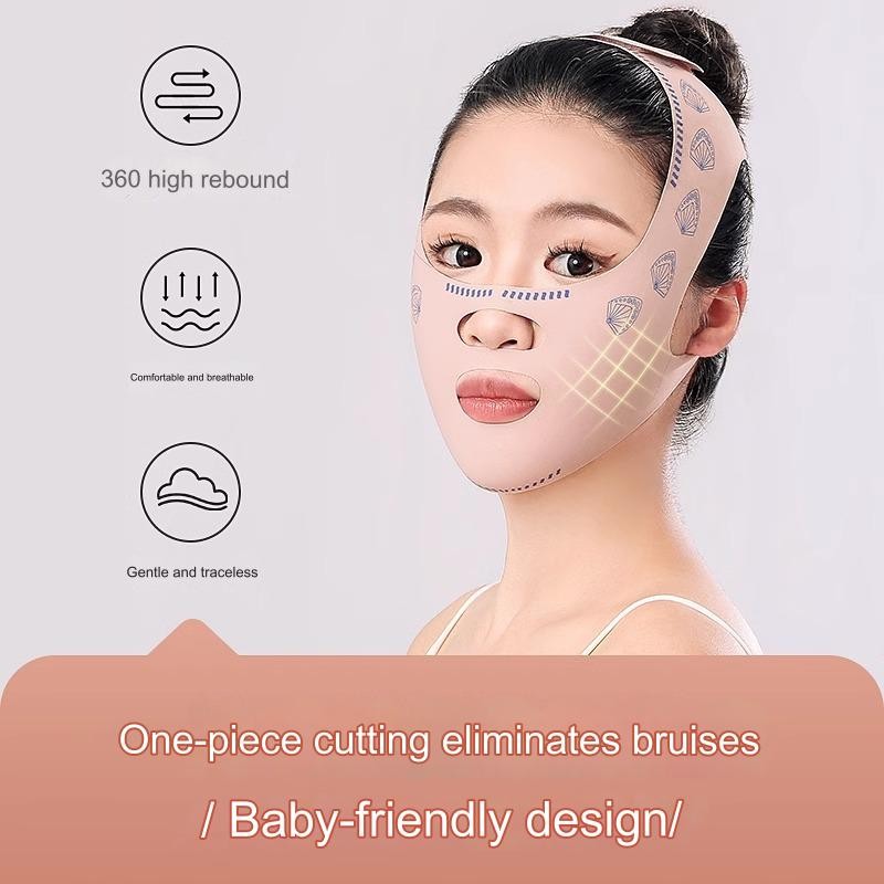 V Face Shaping Slimming Lift Up Bandage Cheek Chin Strap Band Mask Thin ...
