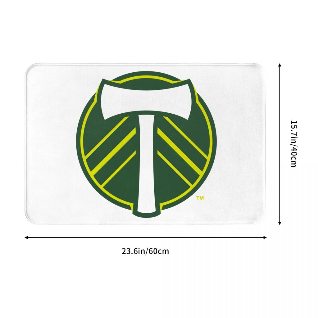 Portland Timbers Logo Bathroom Flannel Floor Mat Toilet Toilet Anti ...