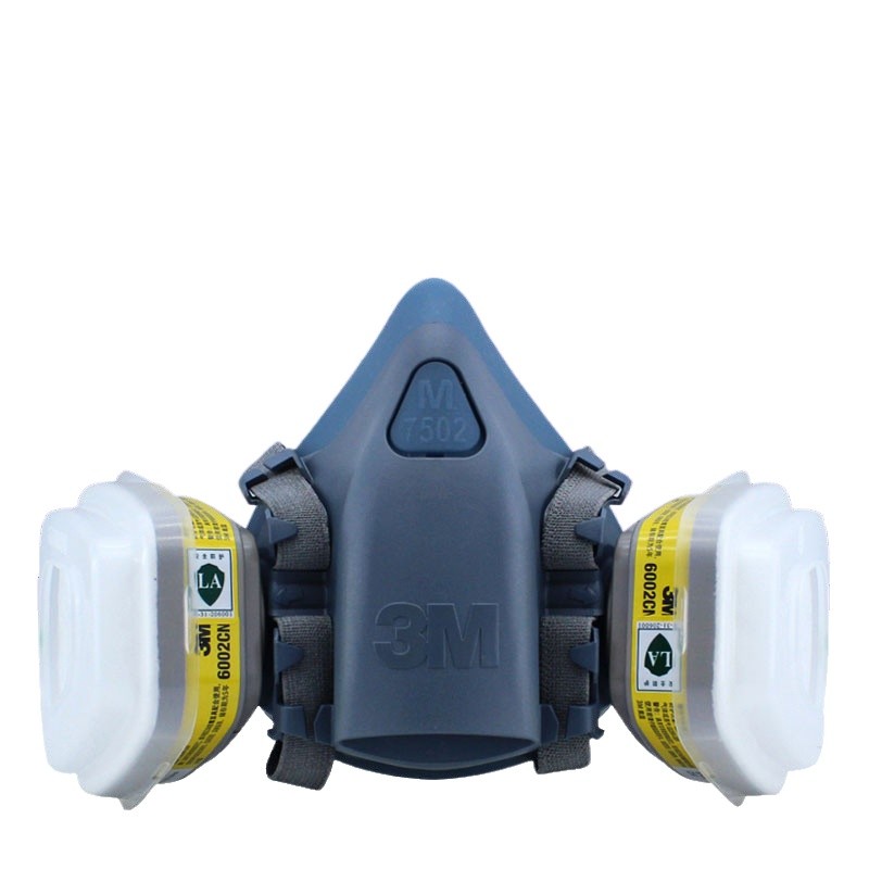 3M7502 gas mask anti-acid gas mask anti-formaldehyde anti-industrial ...