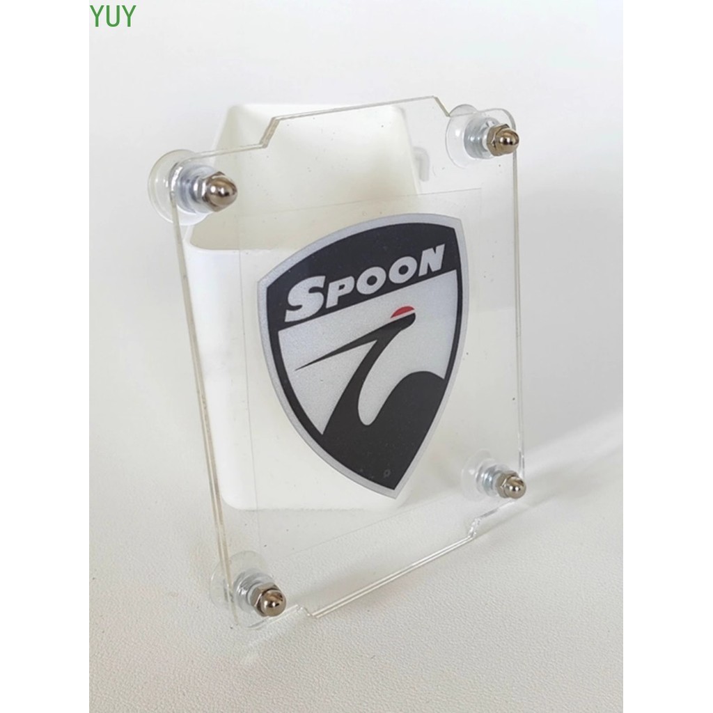 JDM modified decorative front glass suction cup type electrostatic ...