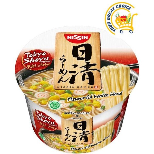 Nissin Japanese Ramen Bowl Tokyo Shoyu 110g | Shopee Philippines