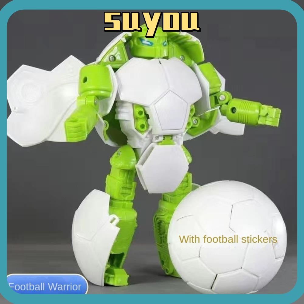 SUYO Rugby Robot Toy, Basketball Figurine Football Warrior Football ...