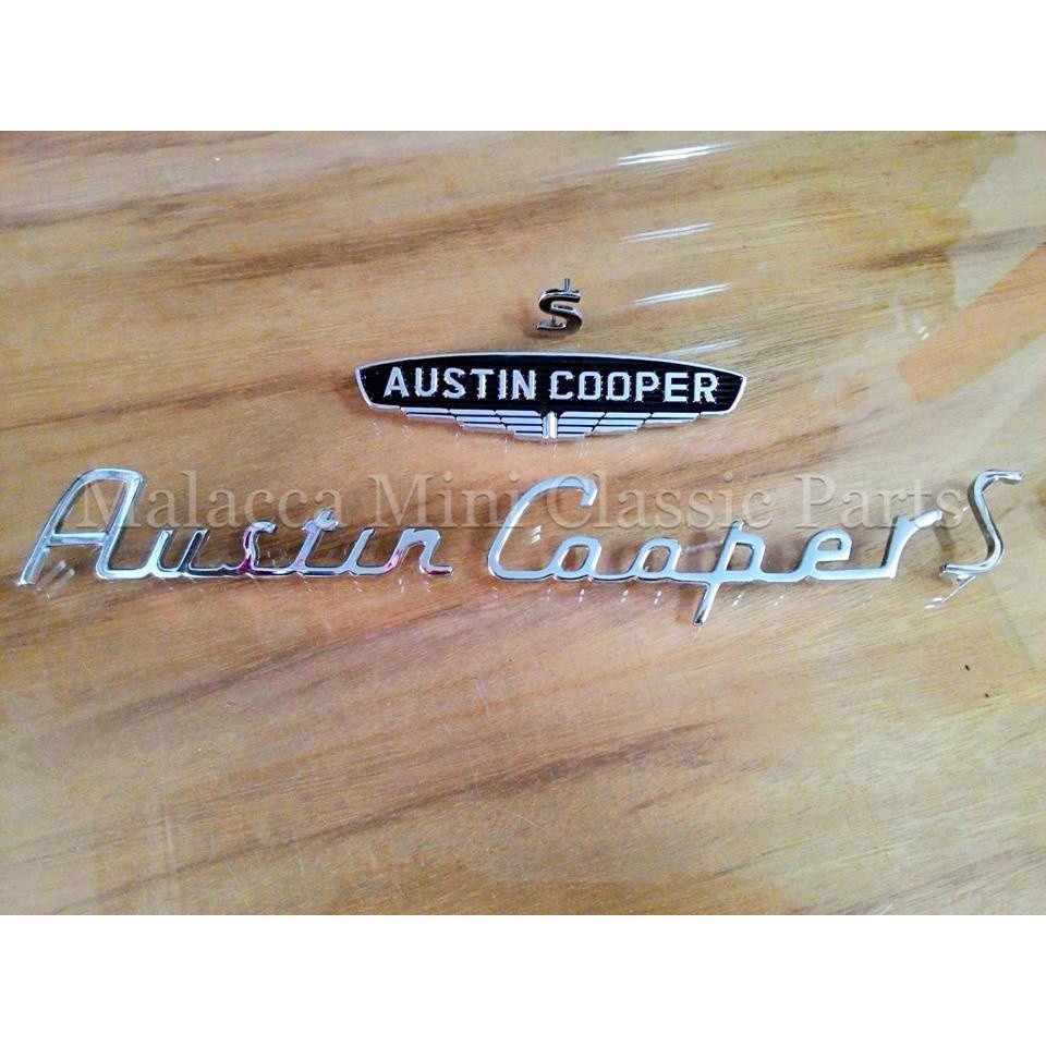 Classic Mini Cooper Mini Rover Mini Boot and Bonnet Badge- Austin ...