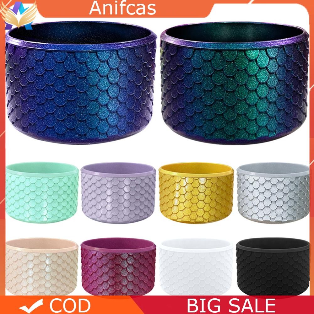 Mermaid Silicone Boot Anti-Slip Water Bottles Bottom Sleeve for Stanley ...