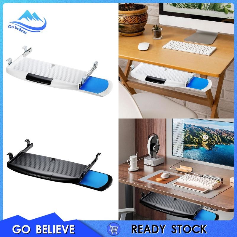 [Highlife] Keyboard Tray under Desk, Sliding Keyboard Drawer for Typing ...