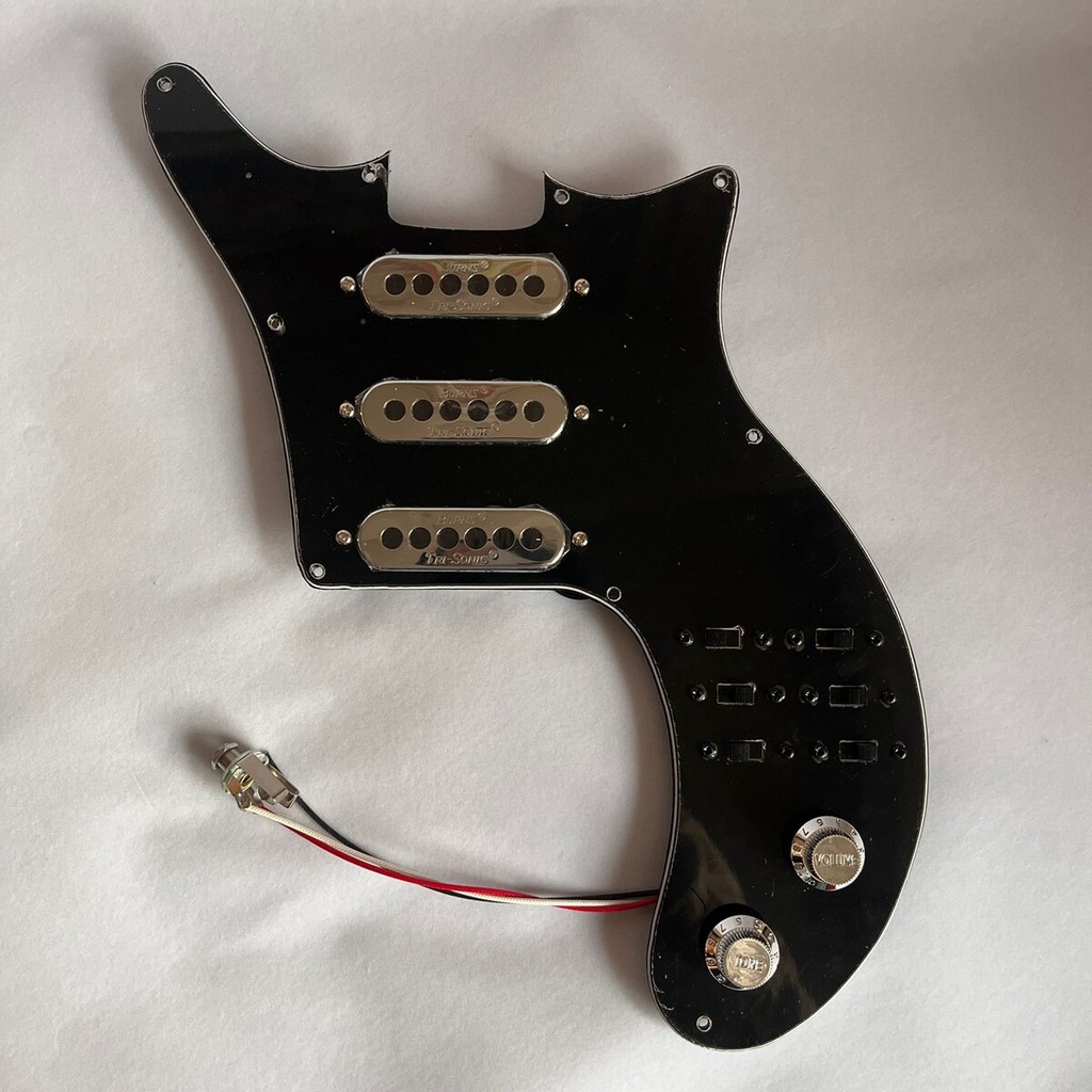 Prewired Loarded SSS Pickguard Burns Tri-Sonic Pickups Multifunction ...