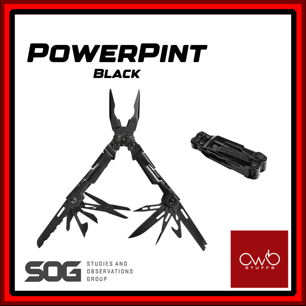 SOG - PowerPint / Power Pint - Black - EDC Multitool | Shopee Philippines
