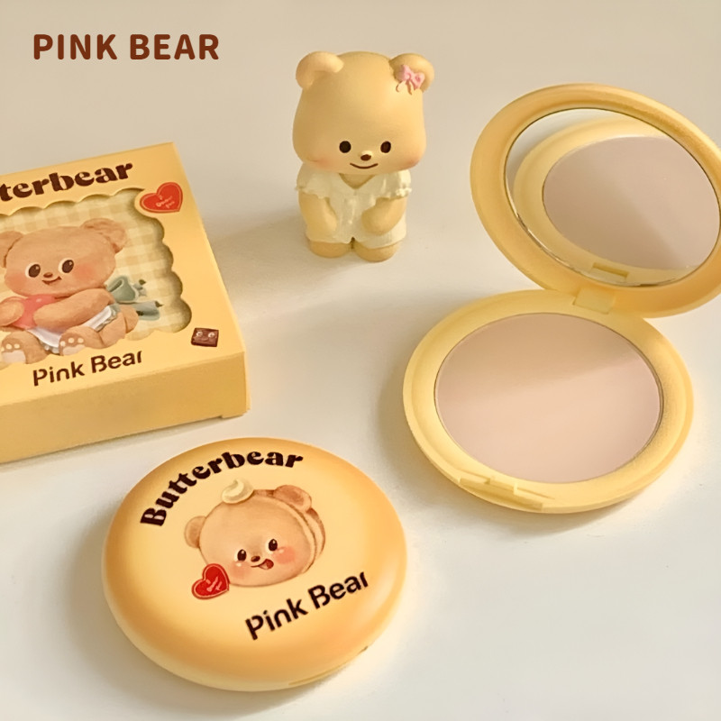 Pink Bear Powder Butter Bear Collaboration Setting Powder Oil Control ...