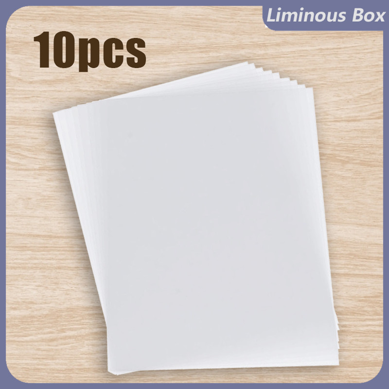 10pcs Transparent Shrinkable Paper Printable Shrink Film Sheets For ...