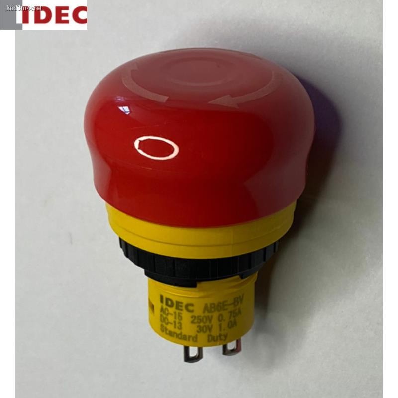 AB6E-BV Japanese idec and spring AB6E-3BV02PRM emergency stop button ...