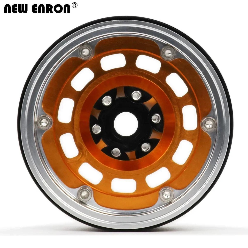CNC Alloy 4Pcs 2.2" Beadlock Offset -5/-15mm Changeable Wheel Rim 12mm ...