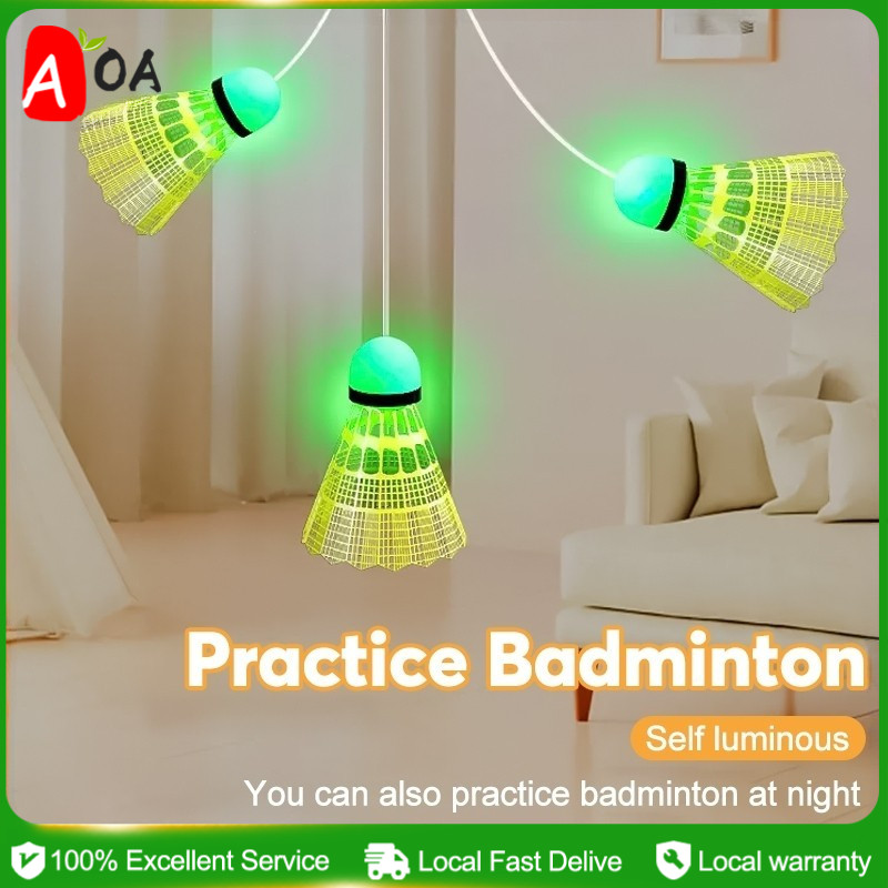 Selfstudy Badminton Trainer Set Rebound Practice Badminton Aid Tool For ...