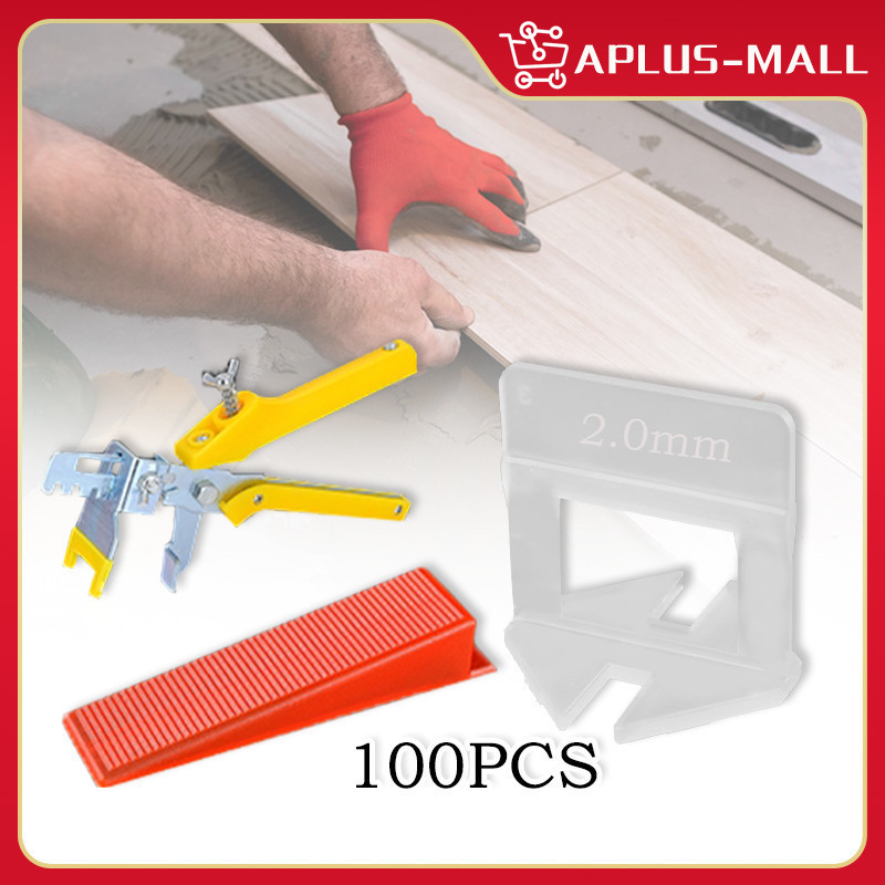 1Set Tile Leveling Shims Insert Wedge Tile Leveler Tile Leveling System ...