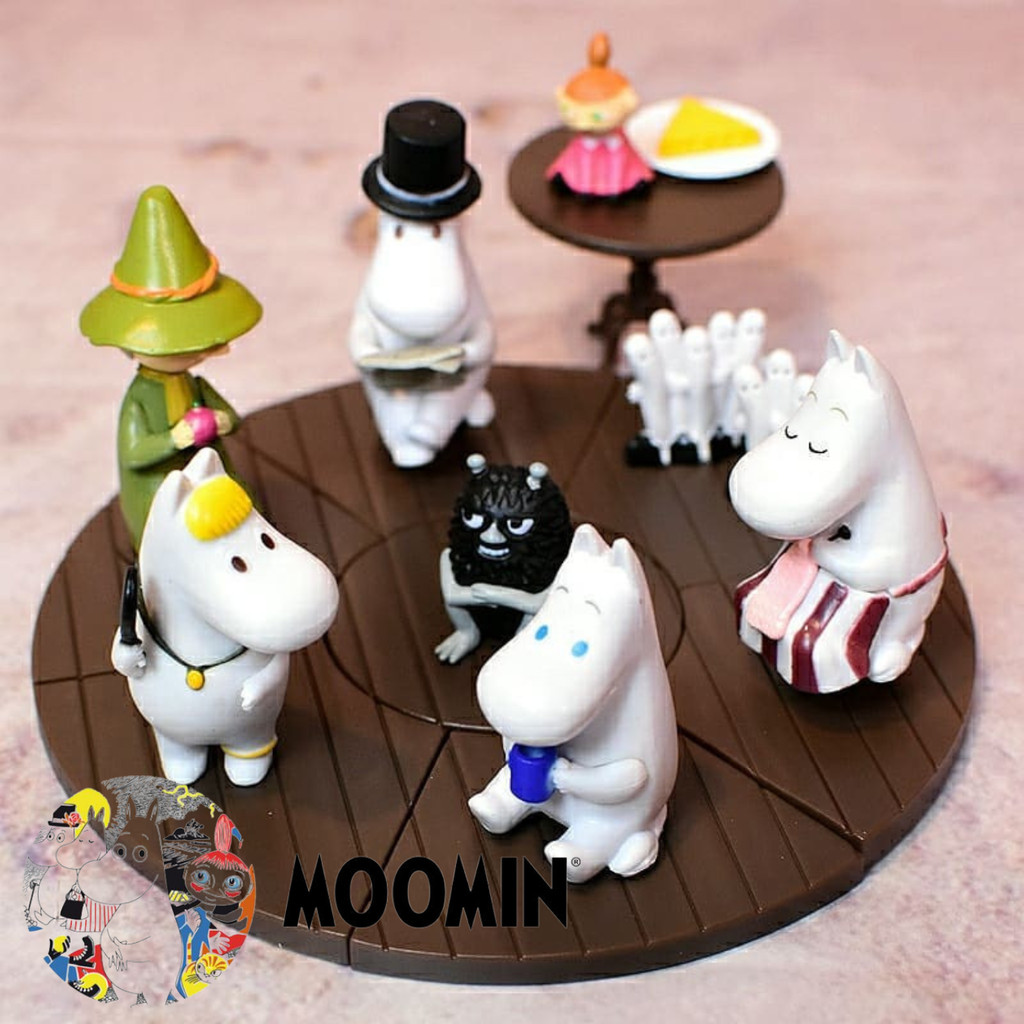 Moomin Hippo Model Valley-Round Table by Taito 1 Set Of 8 Boxes japan | Shopee Philippines