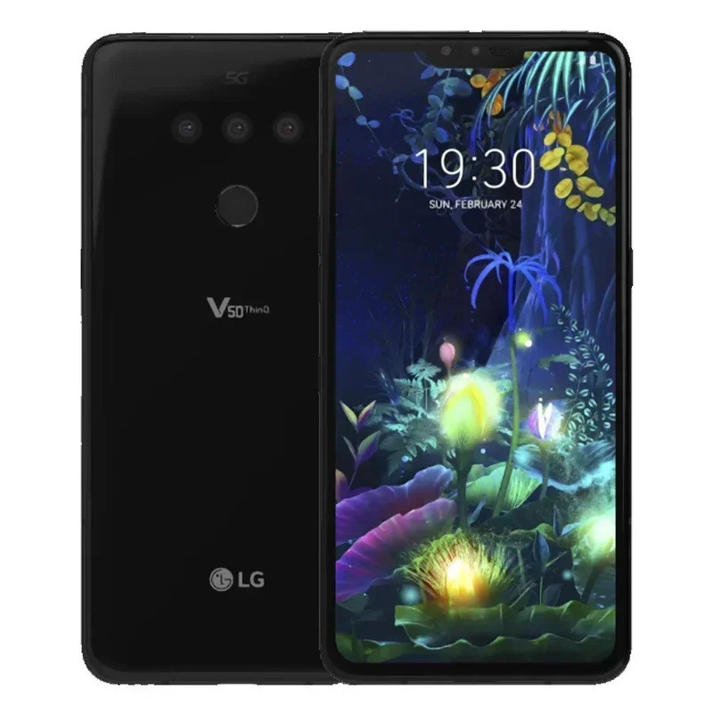 LG V50 ThinQ 4G LTE 5G Cell Phone 6.4' 6GB +128GB ROM Dual Front Triple ...