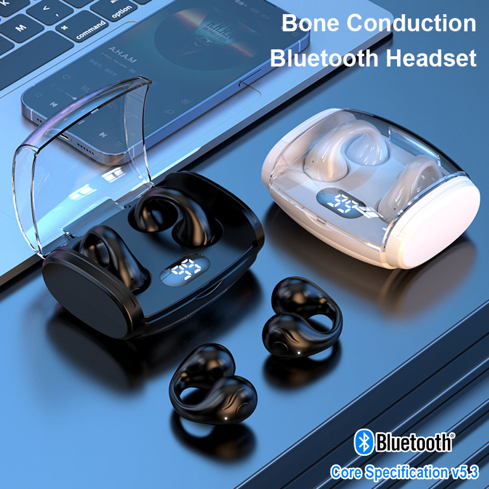 TWS Bone Conduction Bluetooth Earphones, Non in Ear Bluetooth Earphones ...
