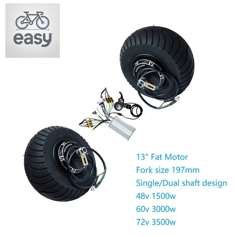 High Torque Electric ATV Scooter Kit 13inch Fat Motor and Controllers ...