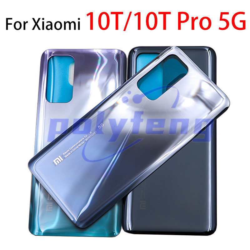For Xiaomi Mi 10T / 10T Pro 5G Battery Back Cover Glass Panel Rear Door ...