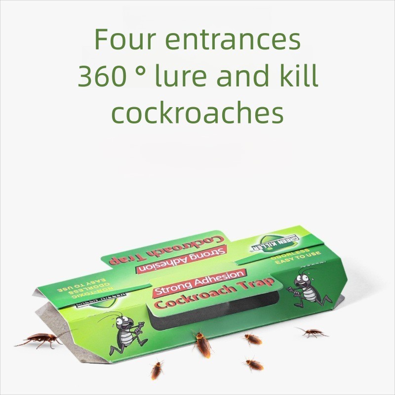 10Pcs Cockcs Cockroach Trap Sticky Glue Board With Attractant Bait Non ...