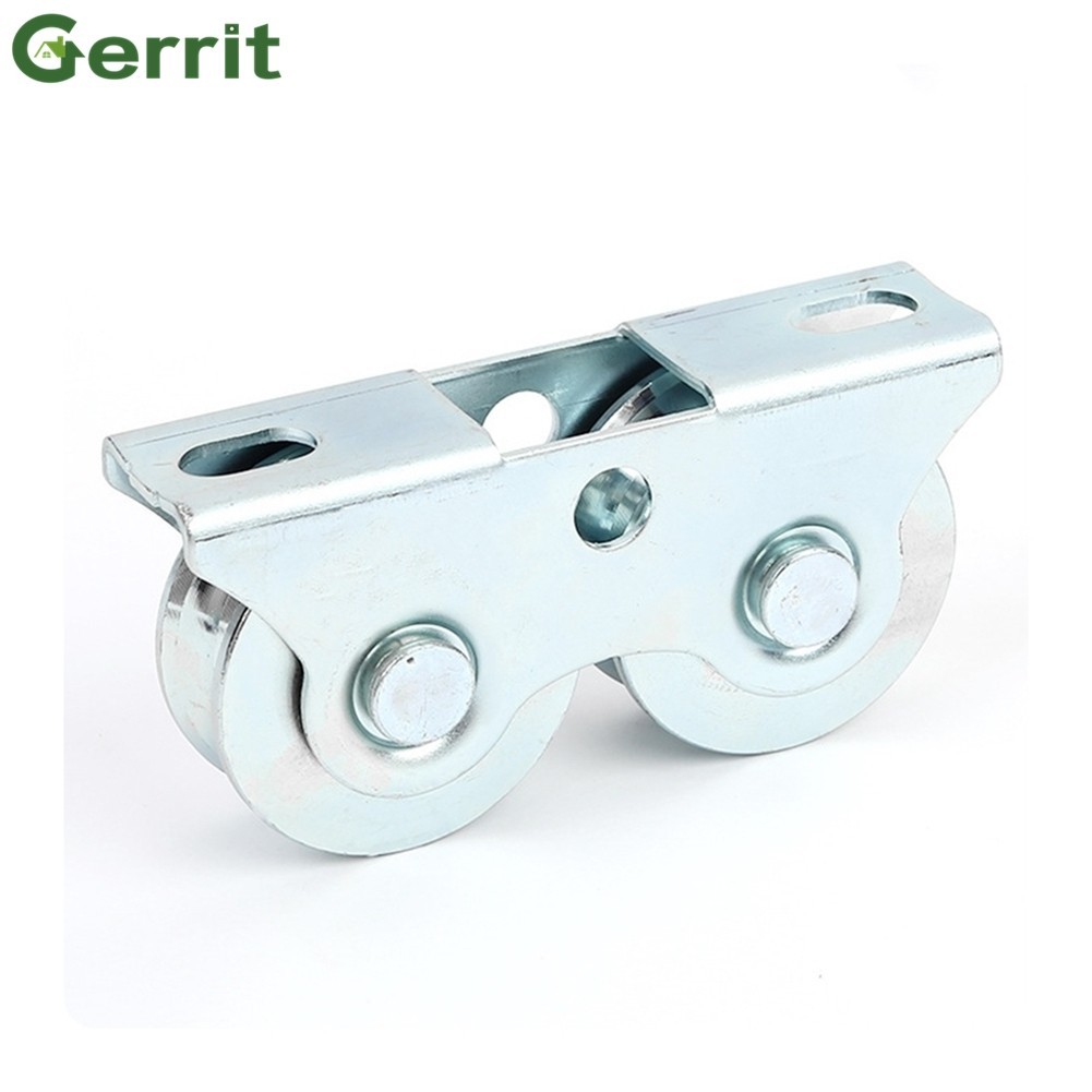 L Bracket Sliding Gate Top Guide Roller Nylon Guide Wheel V/U Bottom ...