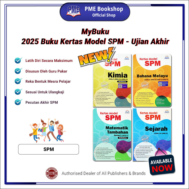【PME Bookshop】 (2025 Exercise Book) Mybuku: SPM KSSM History, Chemistry ...