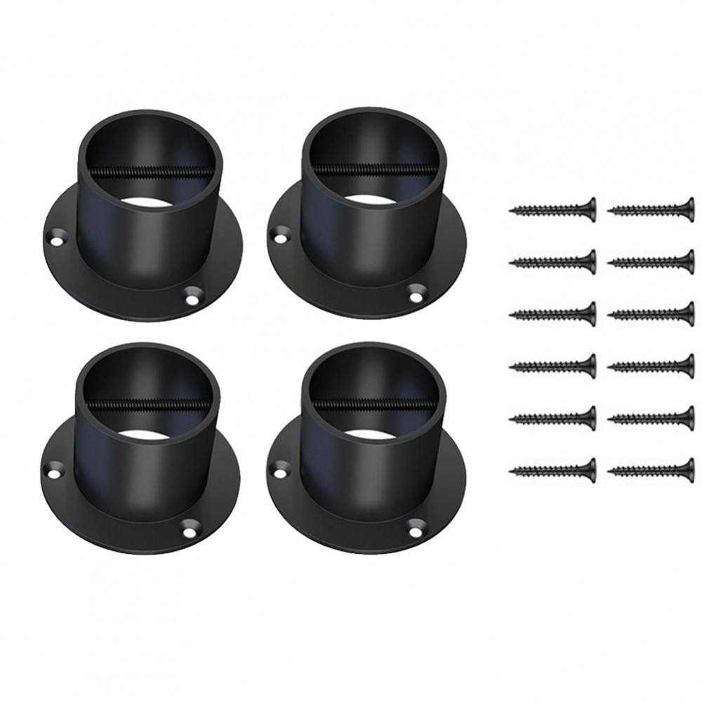 Stainless Steel Base Set 4 Heavy Duty Round Supports for Deck and Fence ...