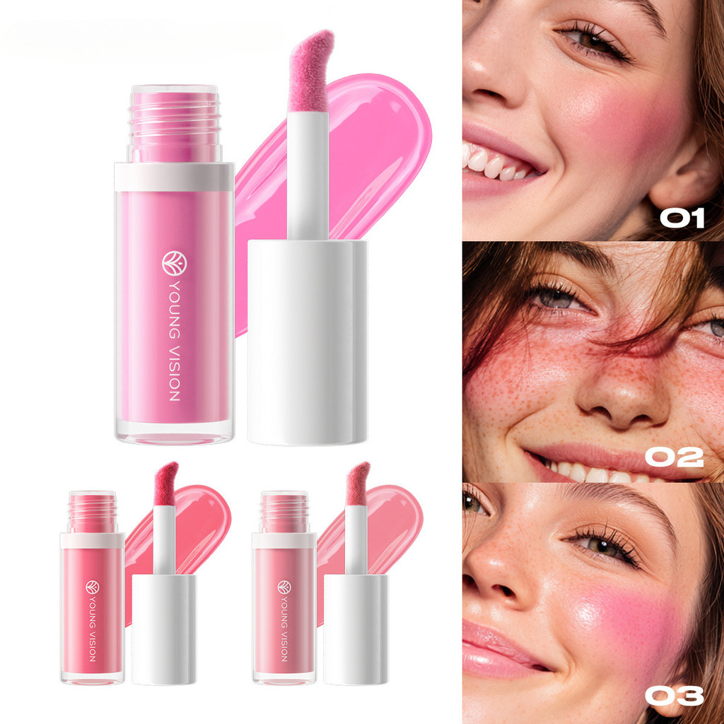 3 Matte Tones Liquid Blush Stick - All-in-One Creamy Cheek, Eye & Lip Tint | Smudge-Proof ...