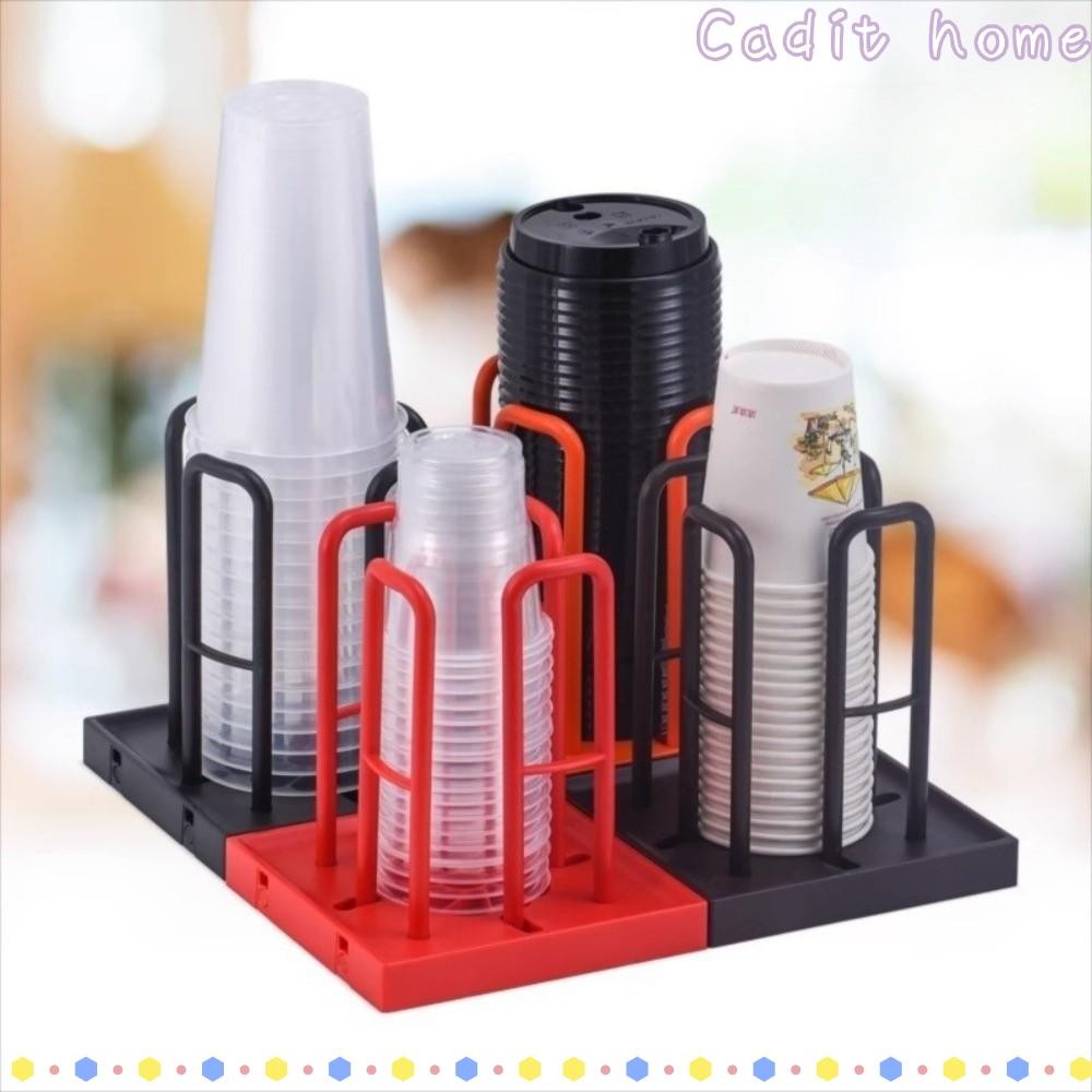 CADIT Disposable Cup Storage Holder, Plastic Space Saving Paper Cup ...