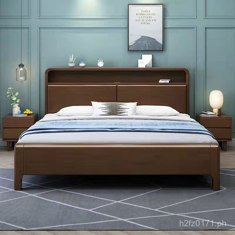 Small Apartment Nordic Light Luxury Master Bedroom1.8Soft Back Factory ...