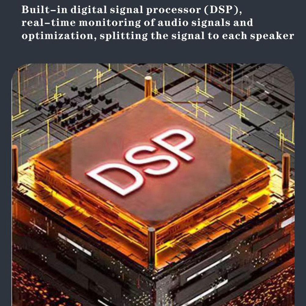 4x50W DSP Car Power Amplifier Support APP Control Audio Digital Sound ...