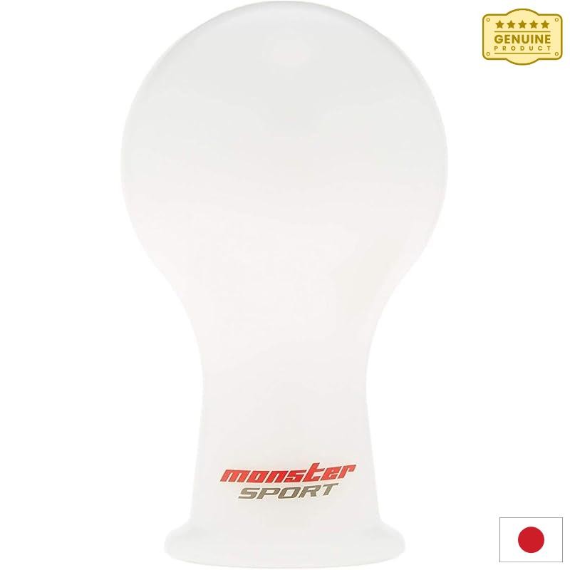 MONSTER SPORT Shift Knob A Type (spherical) White M12xP1.25 Toyota ...