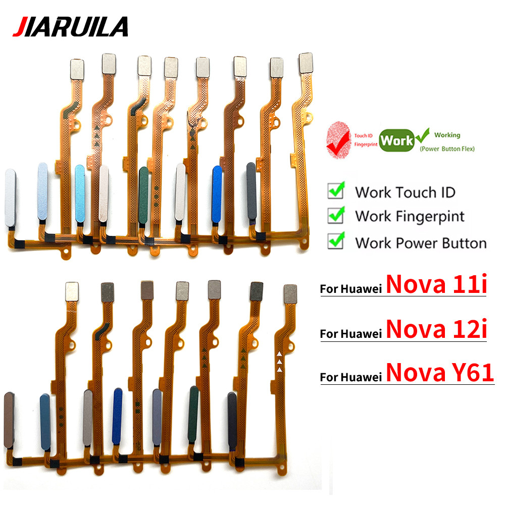 Fingerprint Scanner Home Button Sensor Flex Cable For Huawei Nova 11i ...