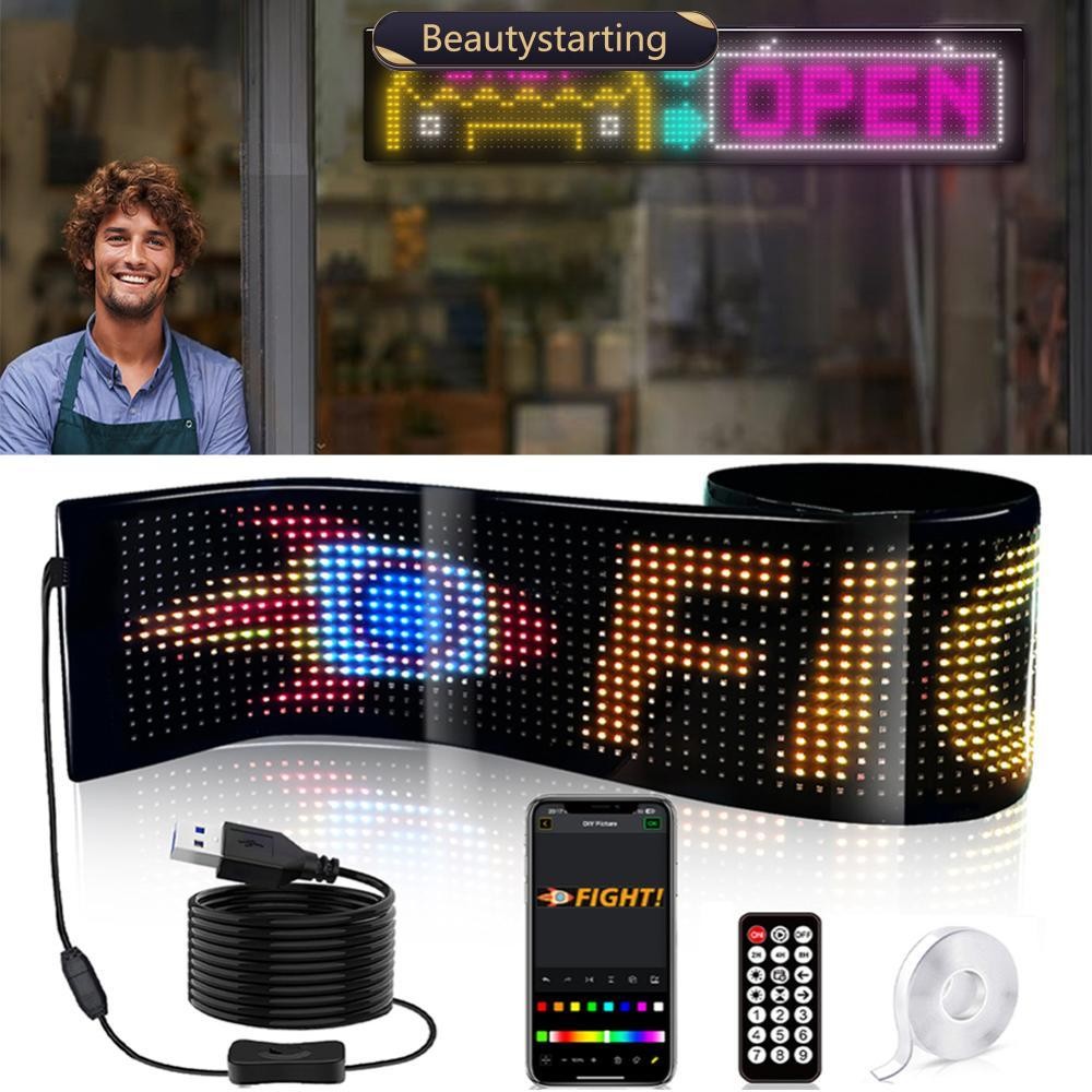 BEAUTYSTARTING Smart Bluetooth Car Windshield Plus LED Display Screens ...