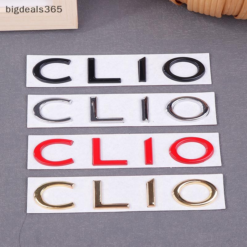 BDPH Swank CLIO Metal Tail Mark Metal Letters Car Emblem For CLIO Trunk ...