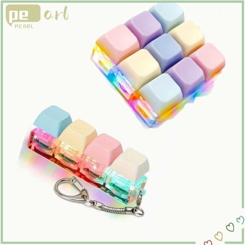 PEALIR Fidget Keychain, DIY Keyboard Keycap Finger Keyboard Cap ...