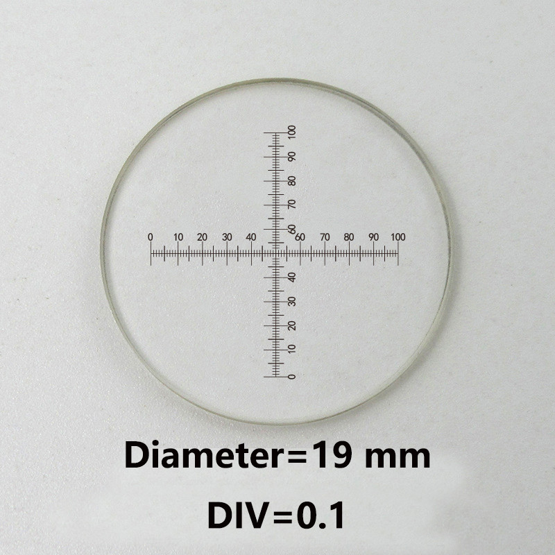 Microscope Stage / Eyepiece Micrometer DIV 0.1 / 0.01mm X Ruler Lab ...